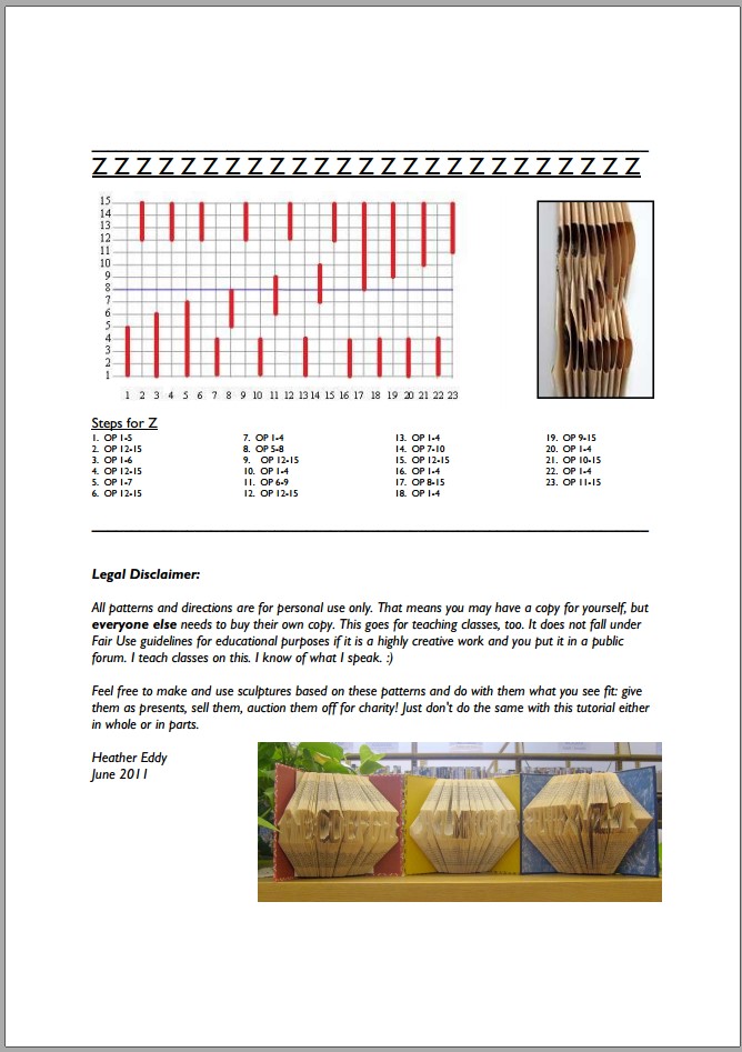 How to Fold Block Alphabet Letters