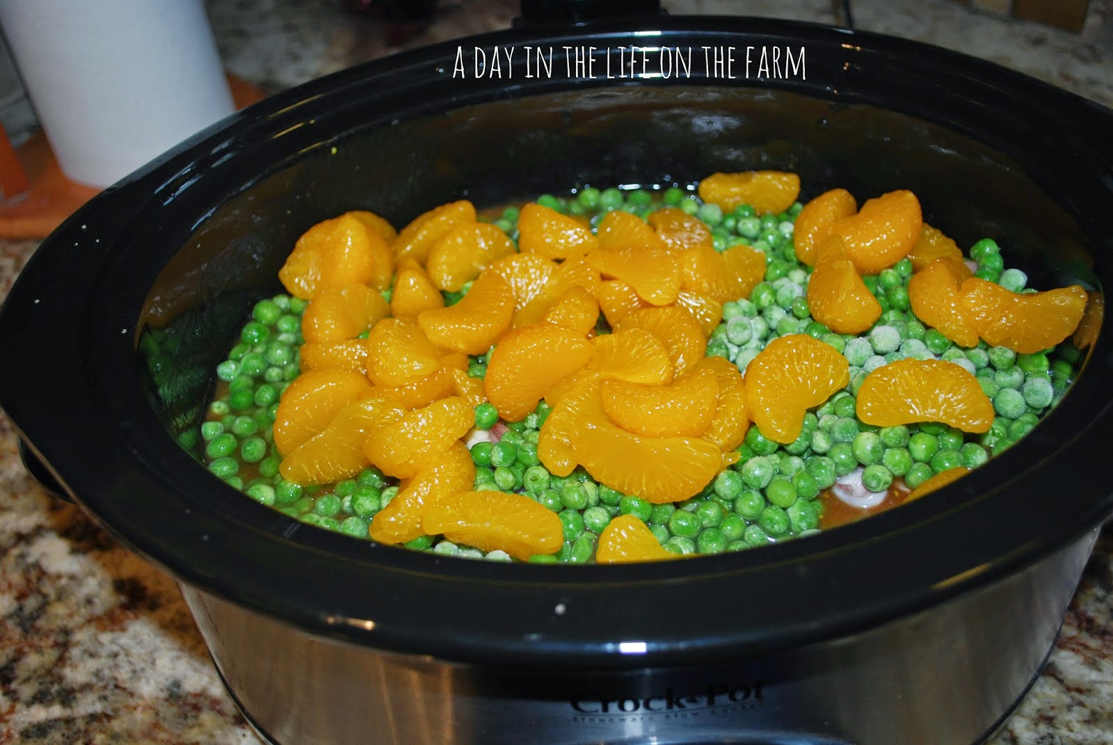 A Day in the Life on the Farm: Slow Cooker Orange Chicken
