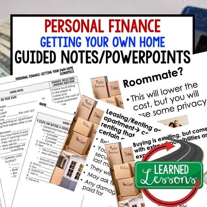 Economics Guided Notes, Economic PowerPoints - Learned Lessons Teaching ...