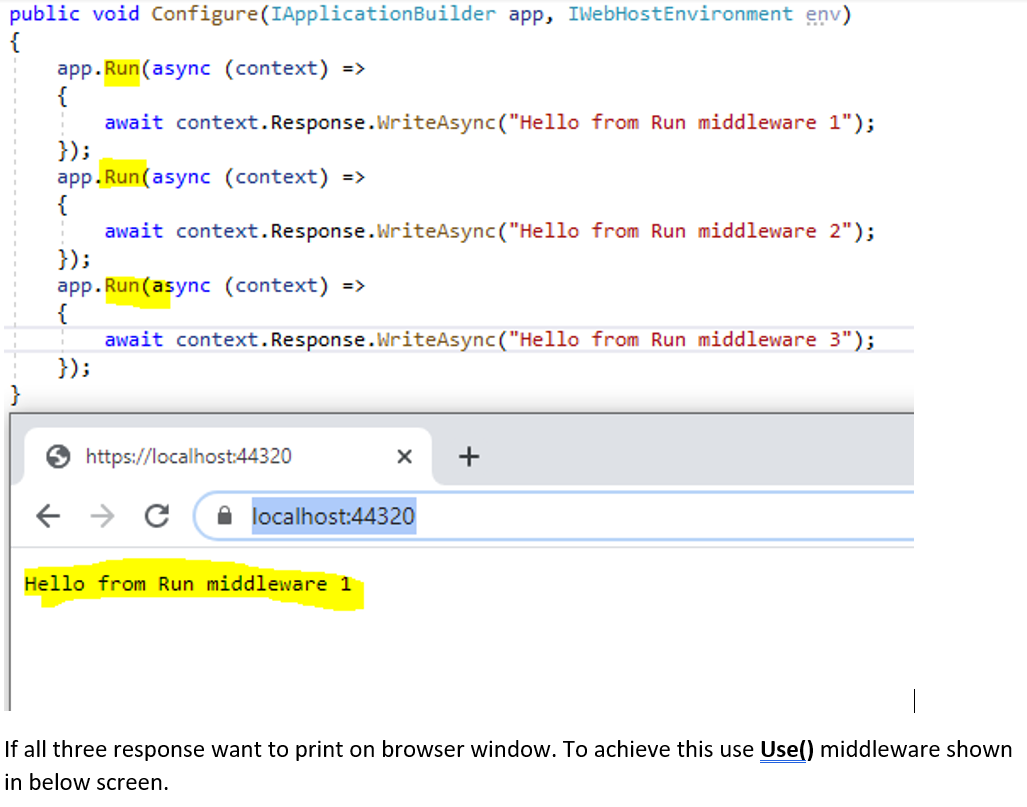 .Net Blog by Asif: Part 7 : Custom Middlware in asp.net Core application