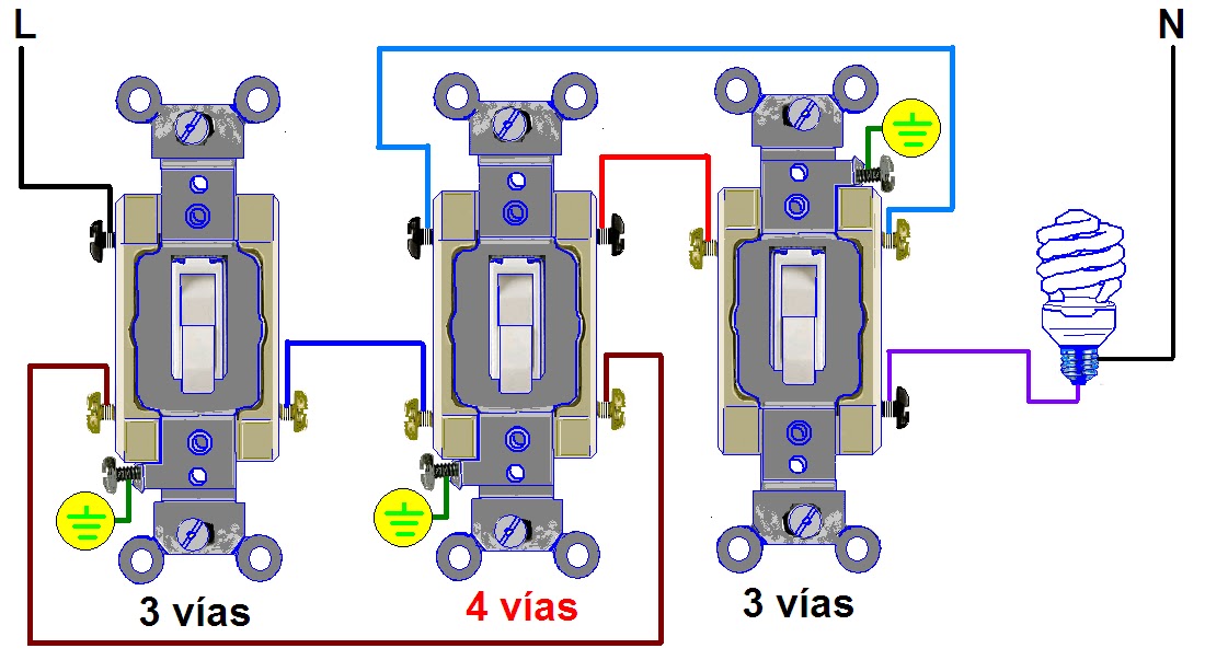 Interruptor 3 Vias Diagrama - Marcus Reid