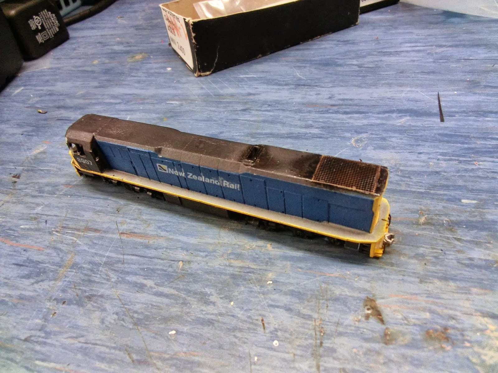 New Zealand Railway Models (Kiwi Trains): Weathering the DL, DXR & EF Class