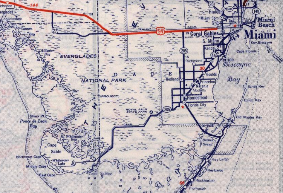 Florida State Road 9336, Everglades National Park Main Park Road and ...