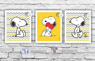 Adri Sena Artes: Trio Snoopy - Peanuts