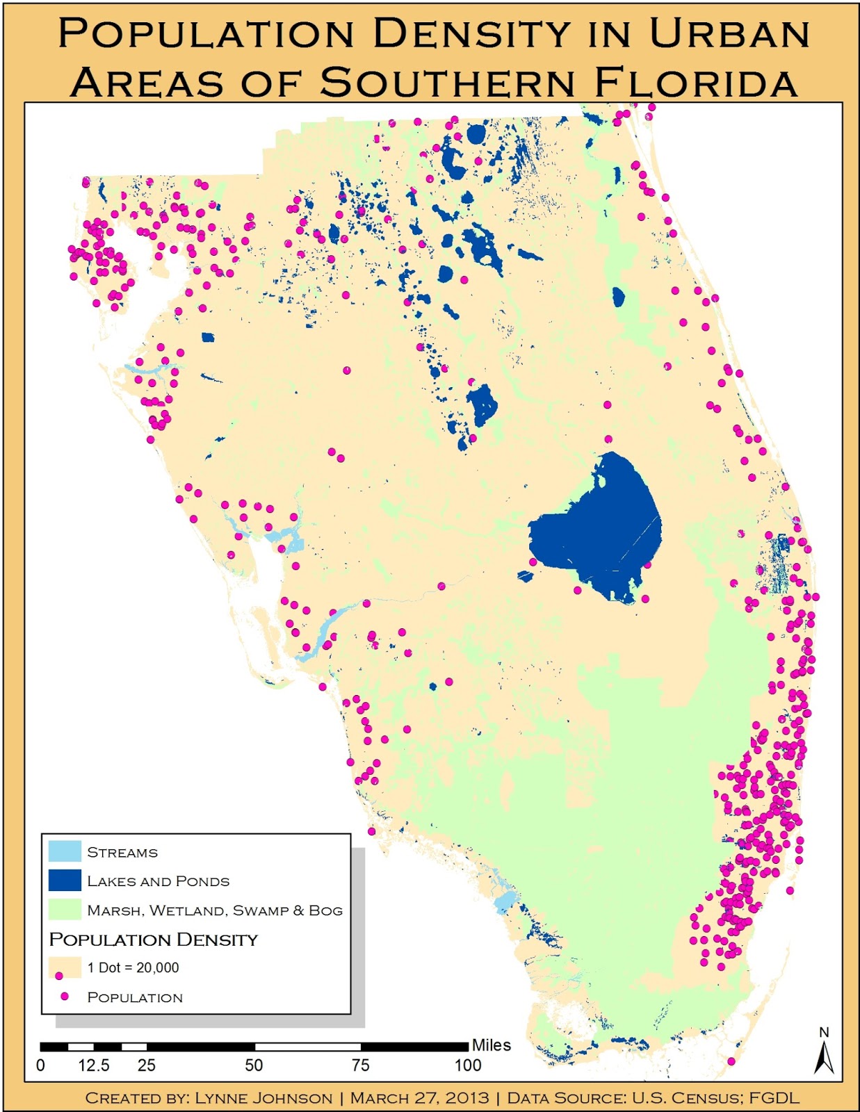 GIS Blog Cartographic Skills Lab 11 Dot Maps GIS Blog Cartographic Skills Lab 11 Dot Maps