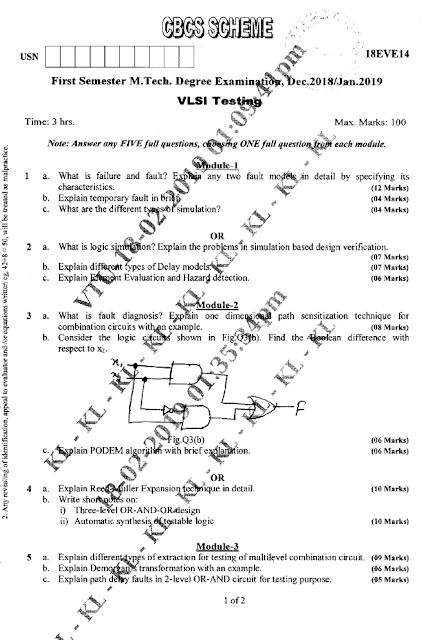 Visvesvaraya Technological University M.Tech. (CBCS) First Semester ...