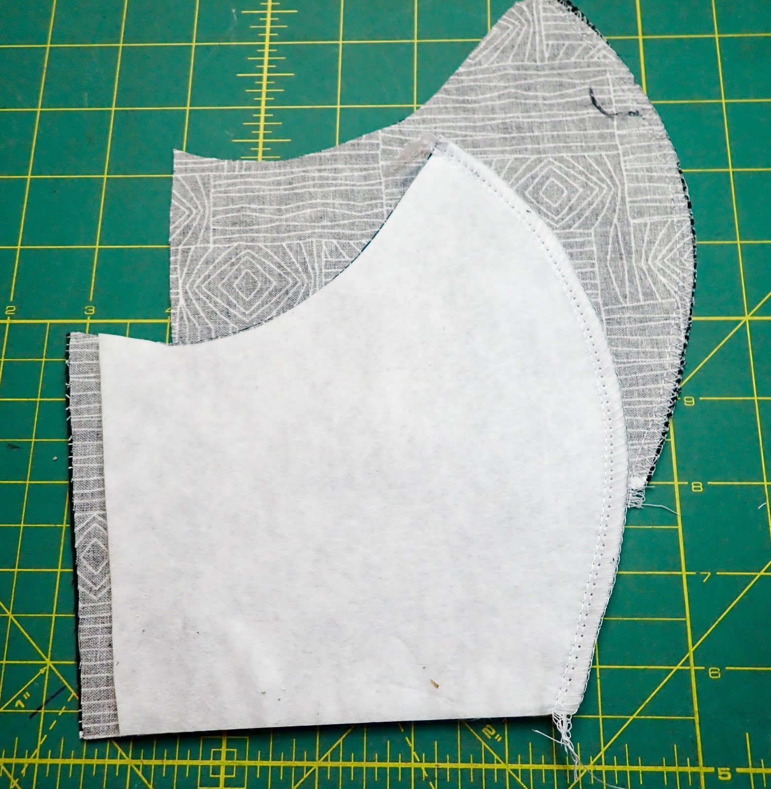 Fitted Masks with Interfacing and Pocket - My Welcome Home Farm