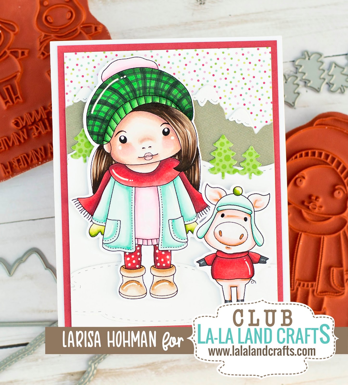 Scrappychic17's Crafty Corner: Club La-La Crafts October 2019 Kit