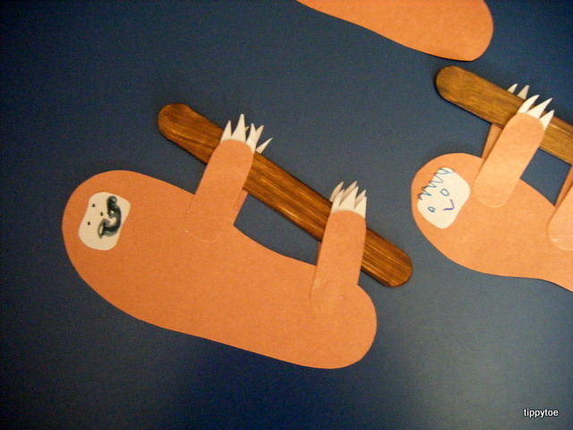 Tippytoe Crafts: Sleepy Sloths