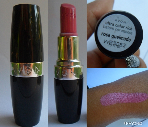 Blog da Ray: Resenha de Batom / Rosa Queimado - Avon