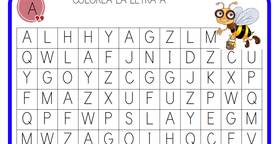 Banco de recursos educativos para Primaria : SOPA DE LETRAS DE VOCALES ...