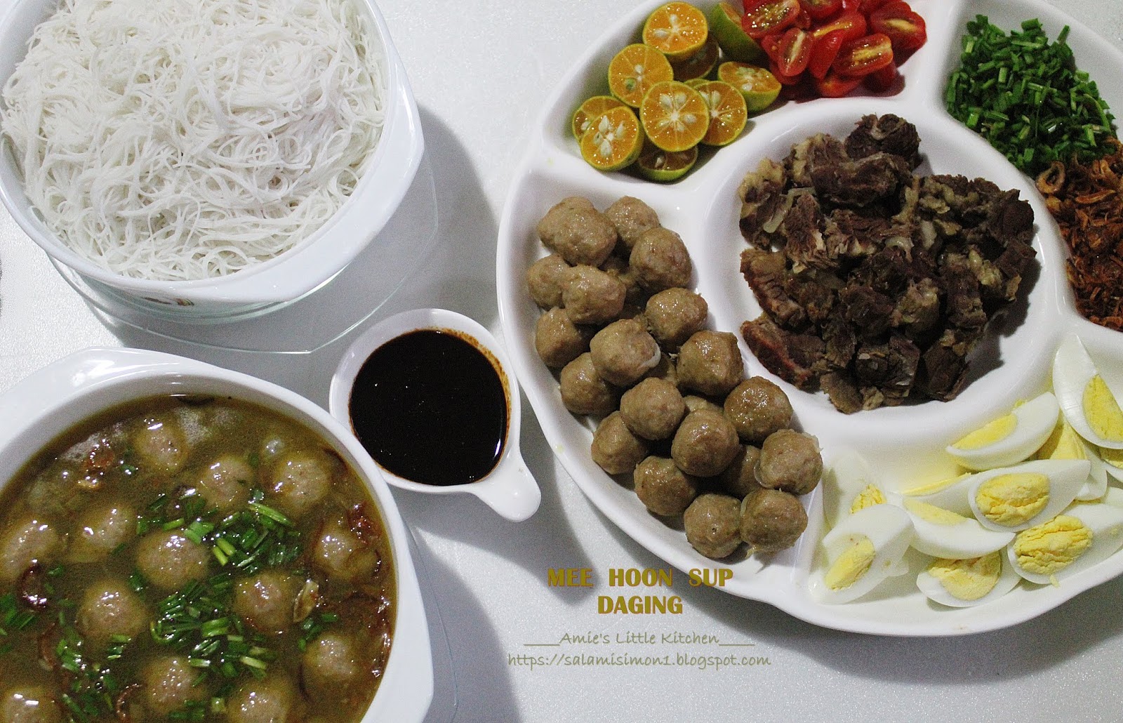 Mee Hoon Sup Daging - Amie's Little Kitchen