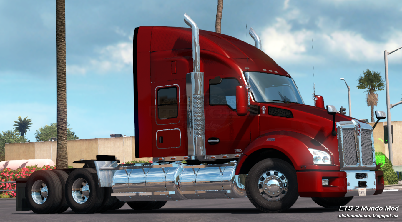 (Tractocamión ATS) Kenworth T880 (Versión 1.3.1) - ETS 2 Mundo Mod