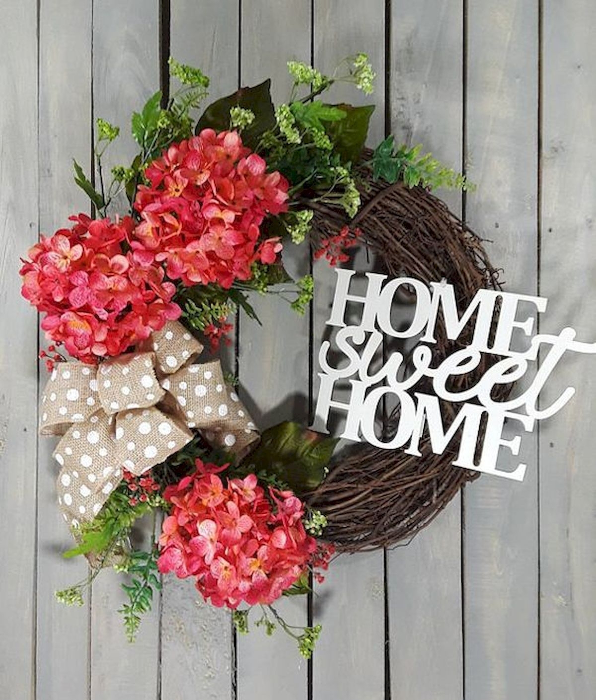 45 Spring Wreath Front Door Decor Ideas | ARA HOME