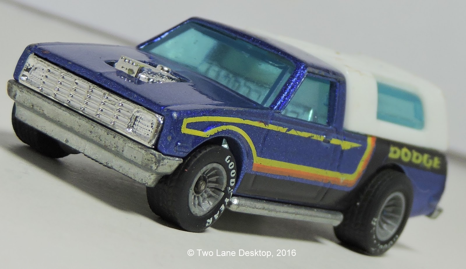 Hot Wheels Dodge D50 pickup and Vette Van