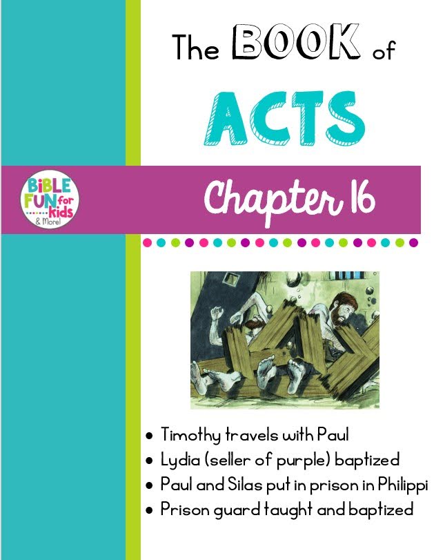 Acts by the Chapter Introduction and Links | Bible Fun For Kids