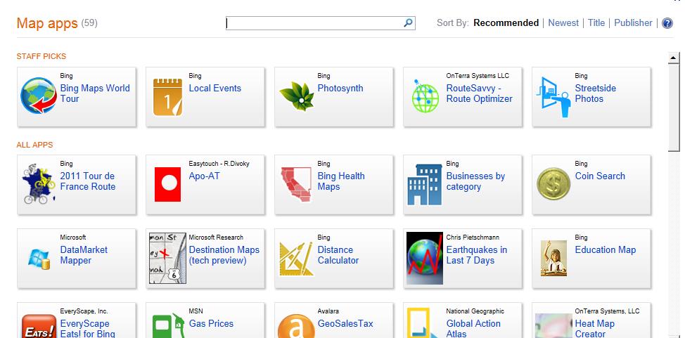 Plotting photo location data with Bing