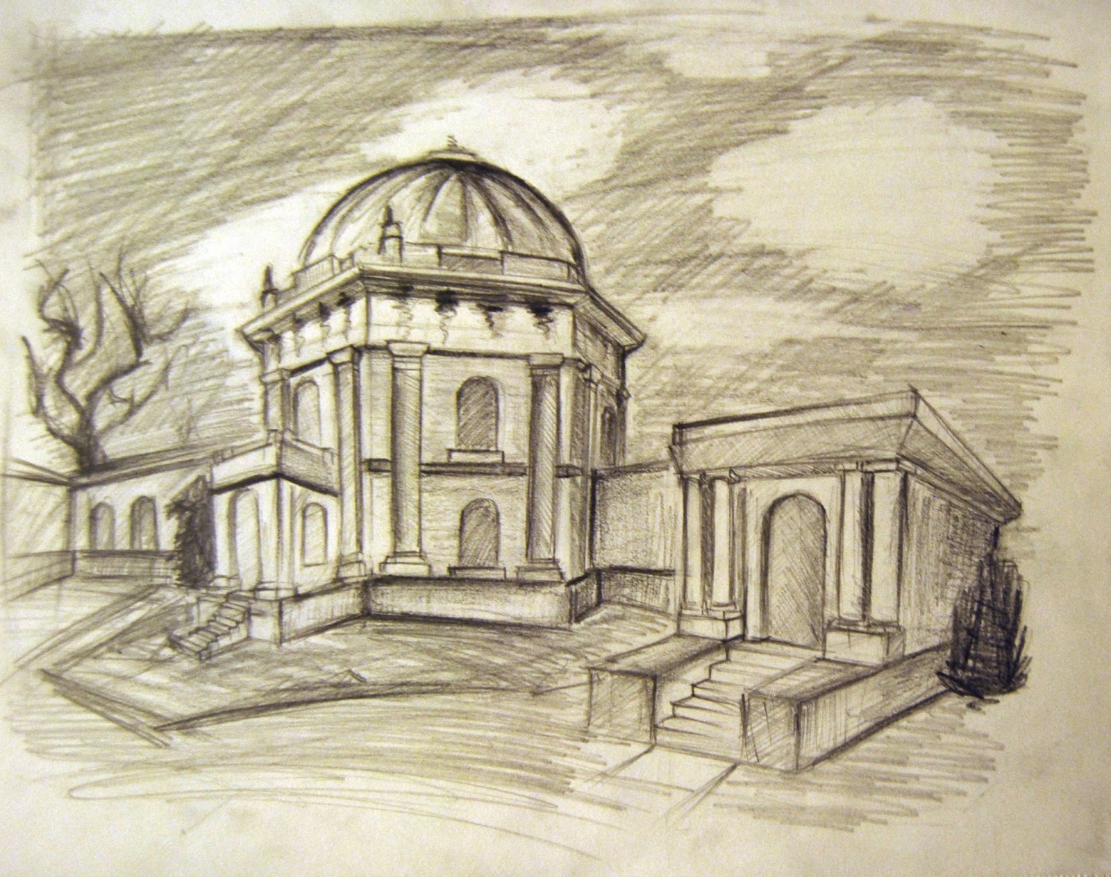 Advanced Observational Drawing: Final Landscape Drawing