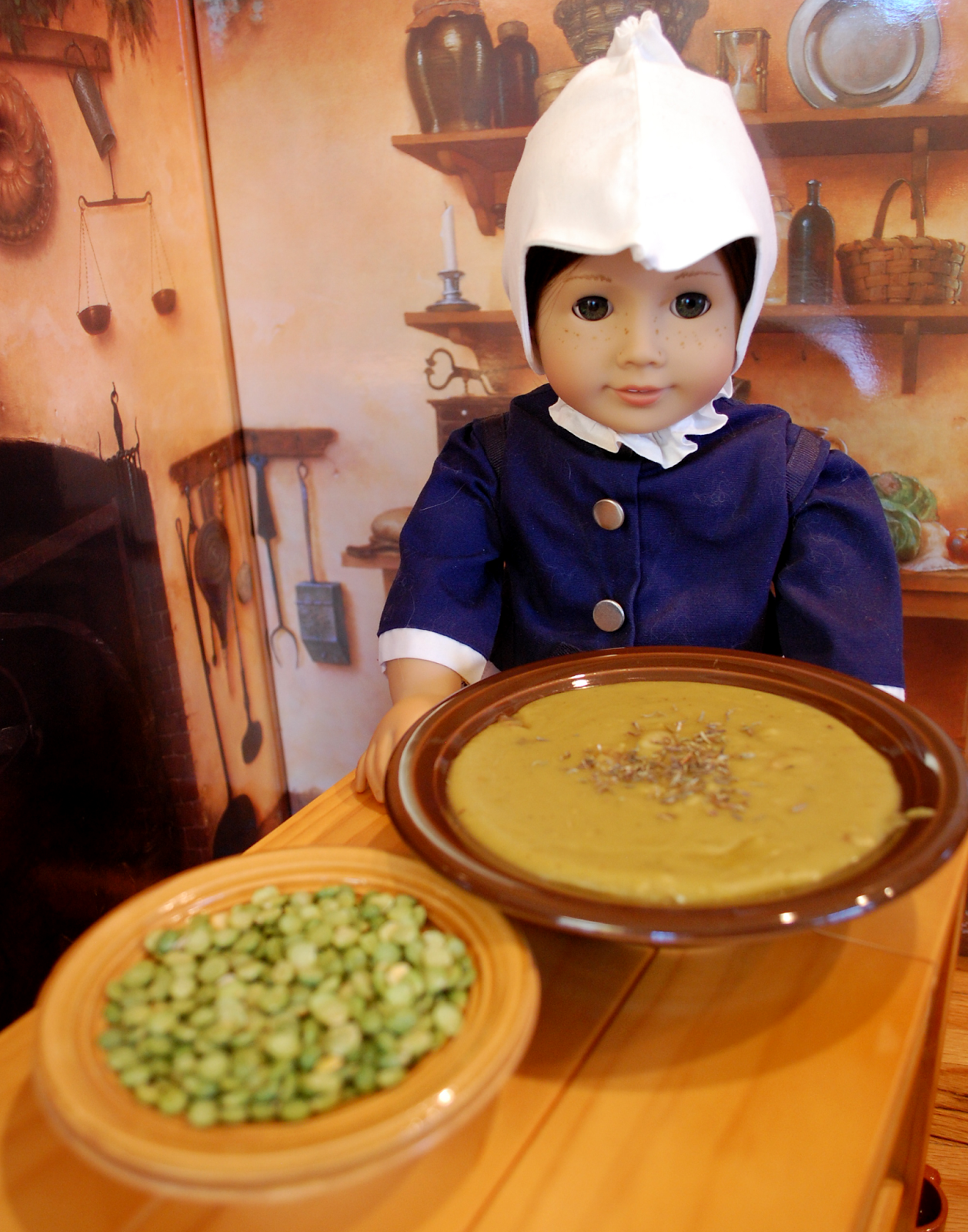 A Peek into the Pantry: Jane's Pease Pottage & The Great Doll Blog Award
