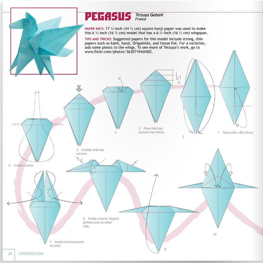 Origami Creased Magazine 3 - Ruby Book Origami