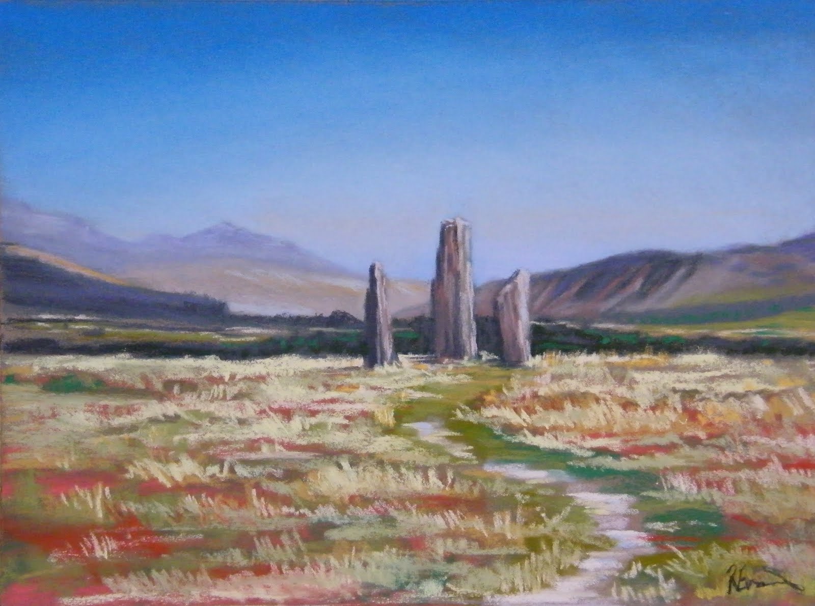 The art of Ryan Evans: Standing Stones, Machrie Moor