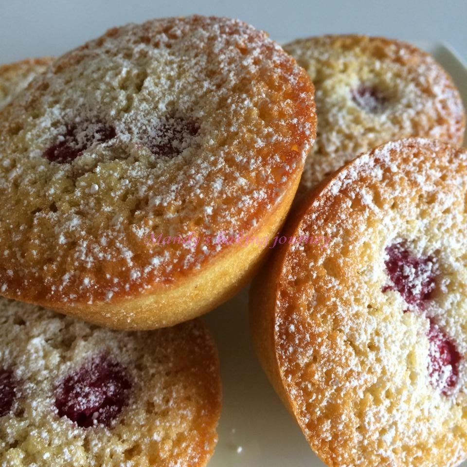 Mandy's baking journey: Raspberry Friands