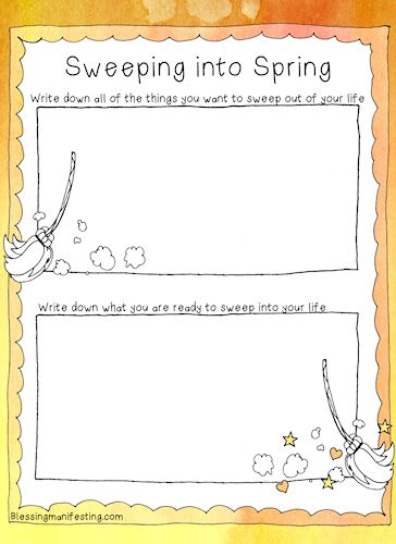 Sweeping Into Spring with a Free Worksheet! | Self-Love Rainbow