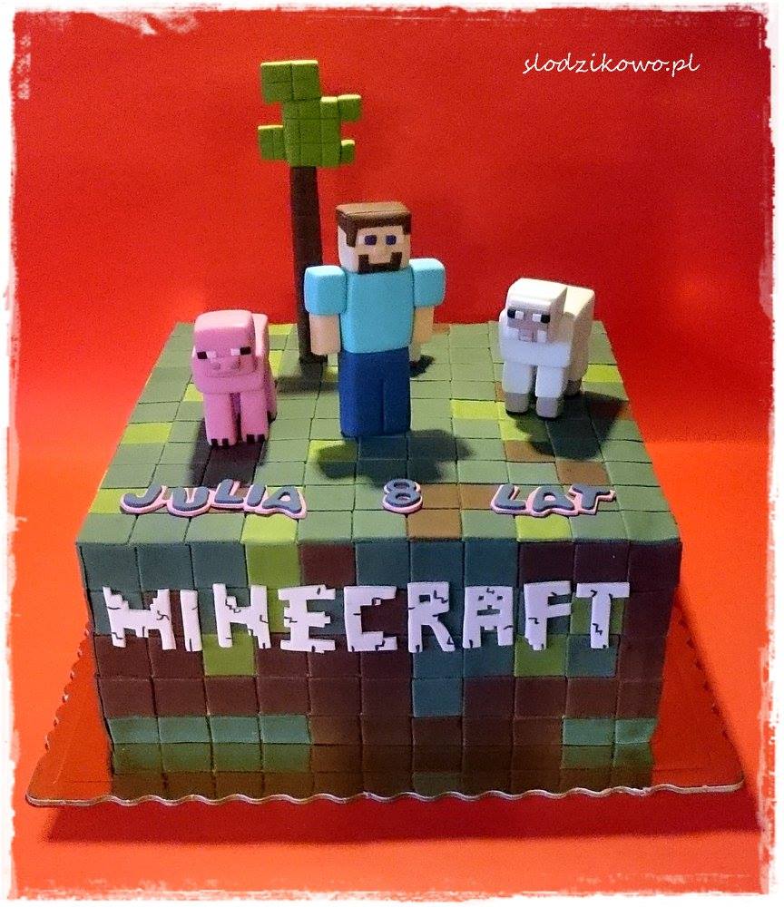 Słodzikowo: Tort Minecraft