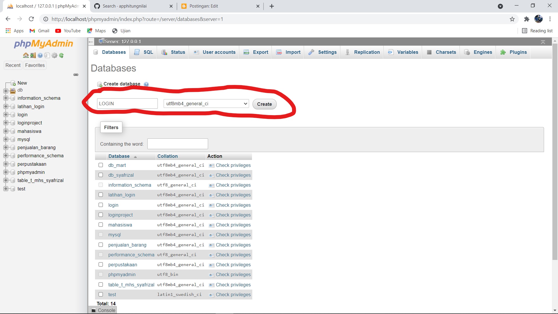 Tutor Membuat Login Databases Pada Java NetBeans IDE 8.2 dan MySQL XAMPP