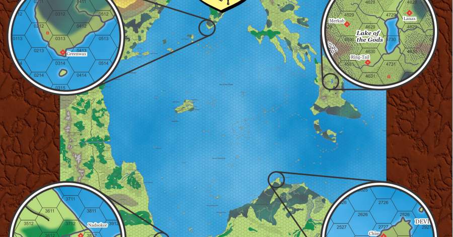 Bat in the Attic: Four more Maps! The Wilderlands of the Magic Realm ...