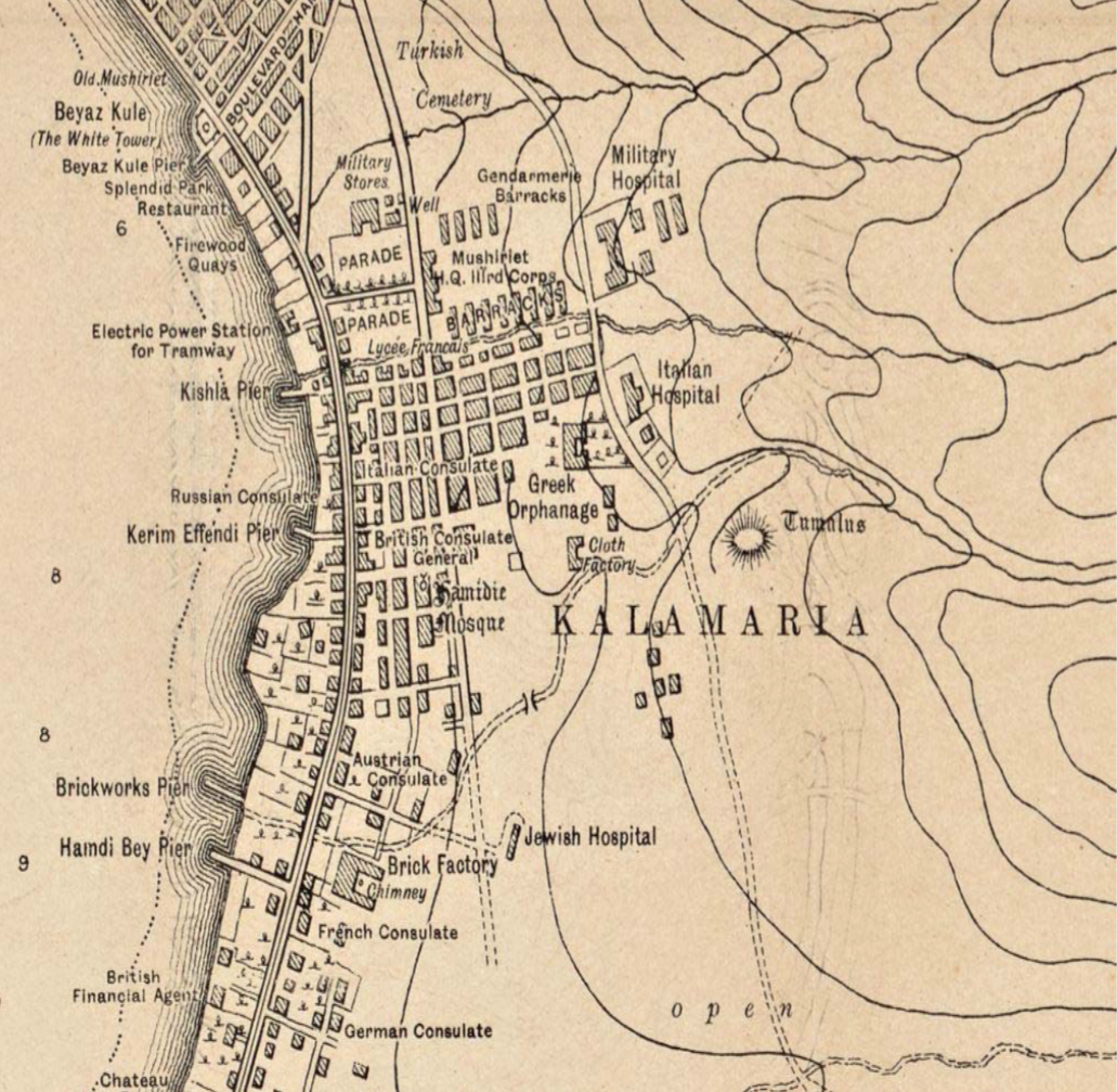 Rerum Romanarum: Mappa di Kalamaria (1909)