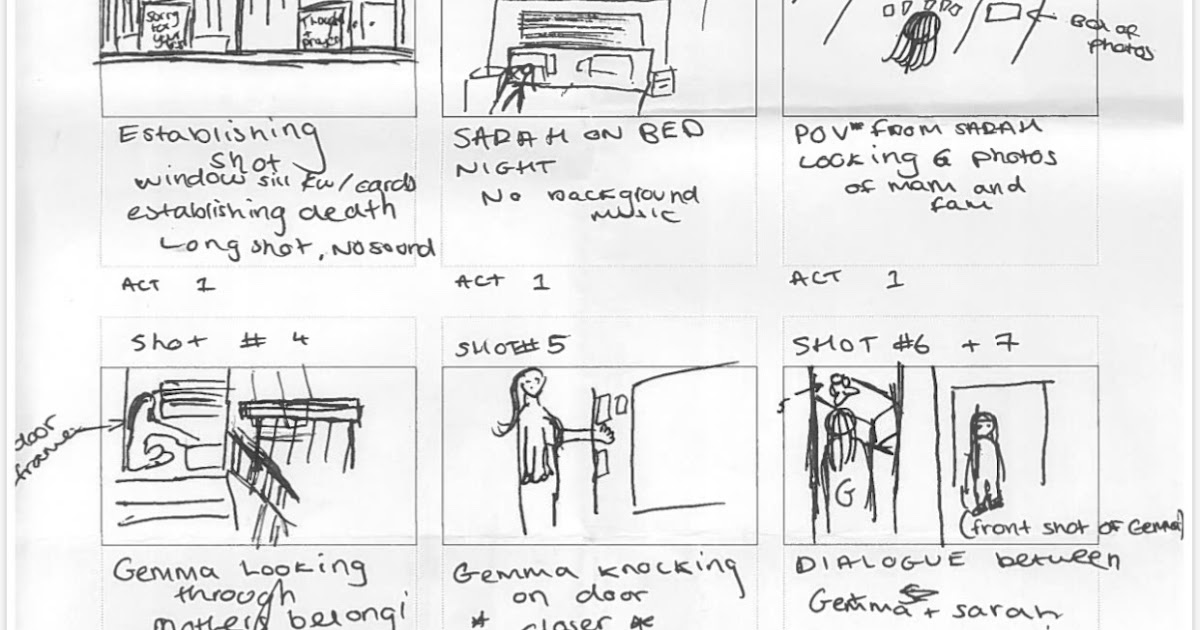 unit 4 film production: STORYBOARDS