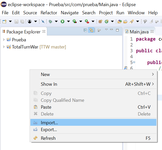 ELECTROBÓVEDA: Cómo sincronizar un proyecto Java en Eclipse con un repositorio GitHub