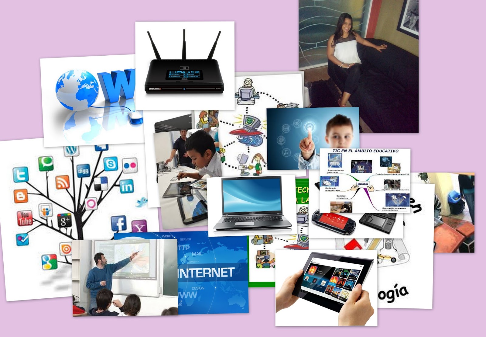 Los TIC Aplicados a la Educación : COLLAGE