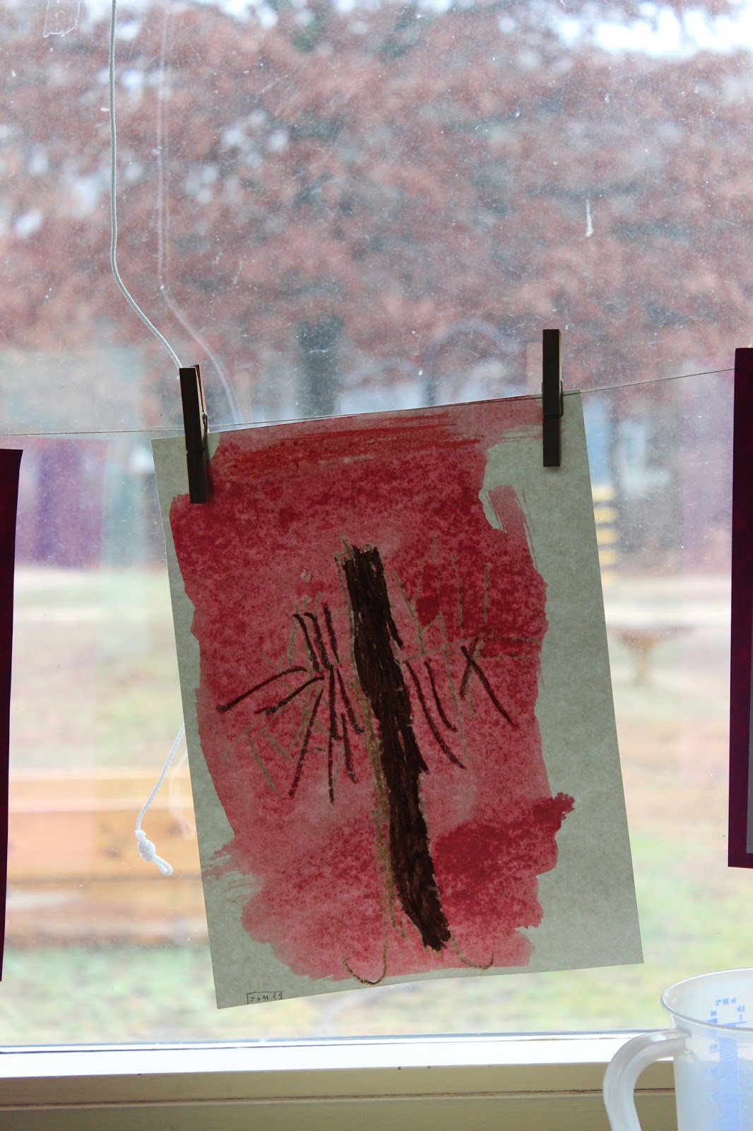 First Grade Times: Winter Trees inspired by the book "Sky Tree" by ...