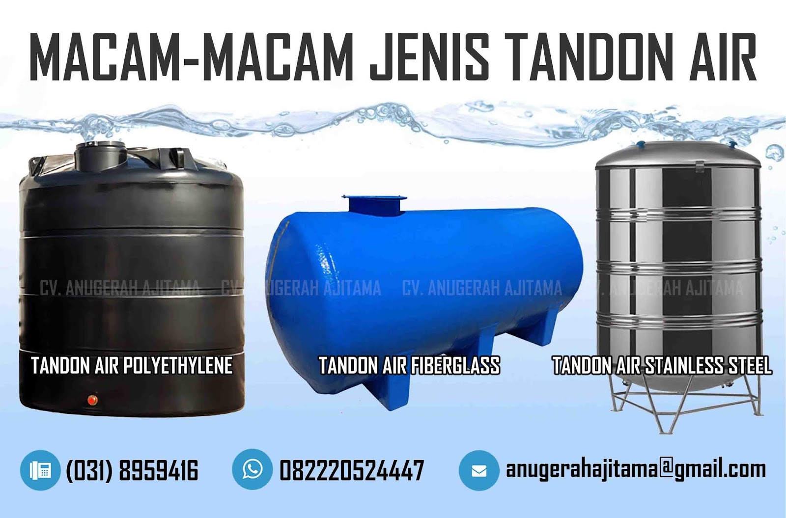 Mengenal Beberapa Jenis Tandon Air ! Lengkap Beserta Kekurangan dan ...