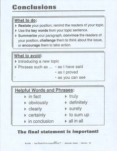 Conclusion Paragraph Examples 5Th Grade - Birthday Letter