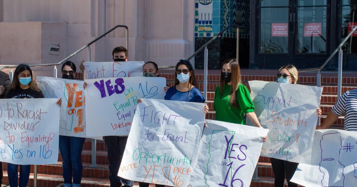 Views From The Edge: Proposition 16: Tight battle for California's ...