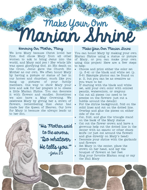 Look to Him and be Radiant: Make Your Own Marian Shrine