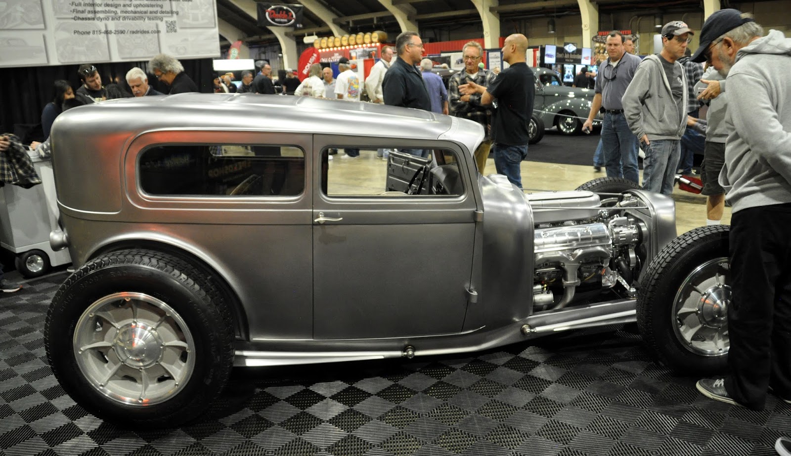 Just A Car Guy: cool car in the Rad Rods By Troy booth at GNRS