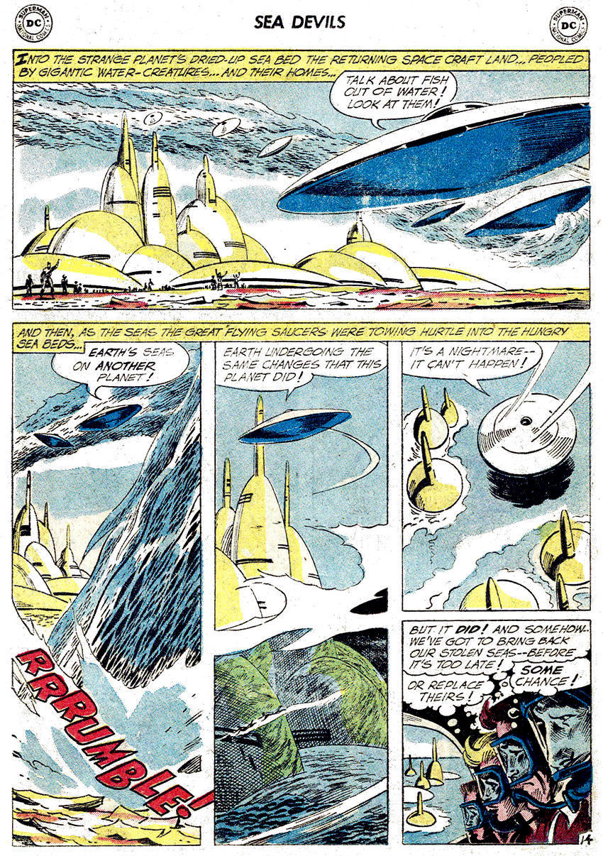 Pappy's Golden Age Comics Blogzine: Number 1648: Sea Devils, alien ...