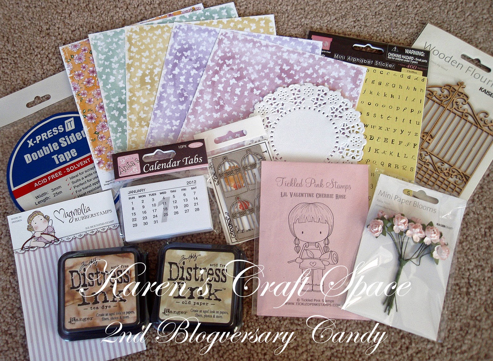 Karen's Craft Space: My Second Blogversary CANDY CANDY CANDY!!!