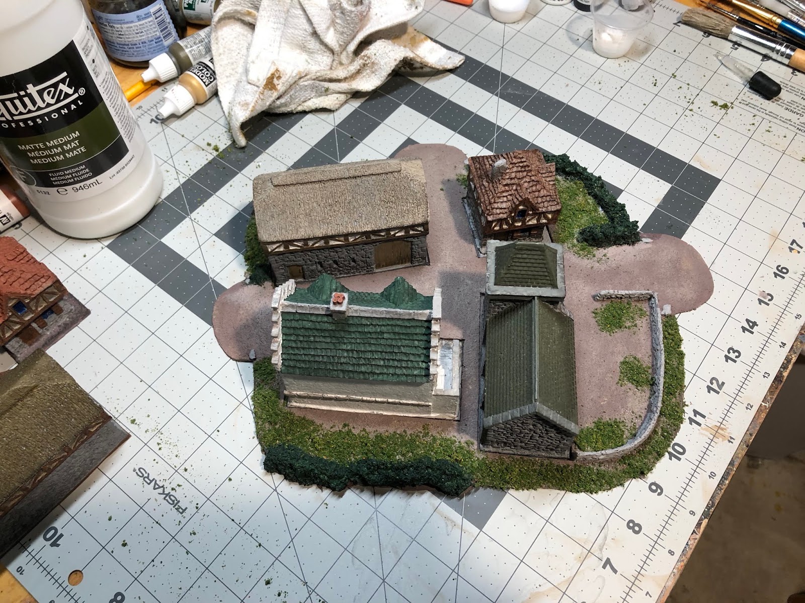 Lair of the Uber Geek: HCON Prep: Total Battle Village Tiles