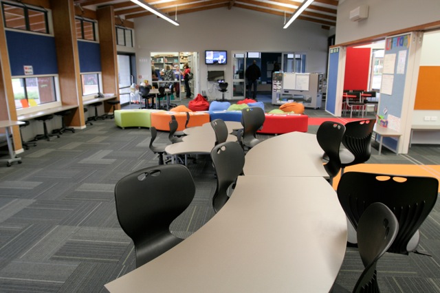 open learning spaces: Studios and cave spaces: Hingaia Peninsula School