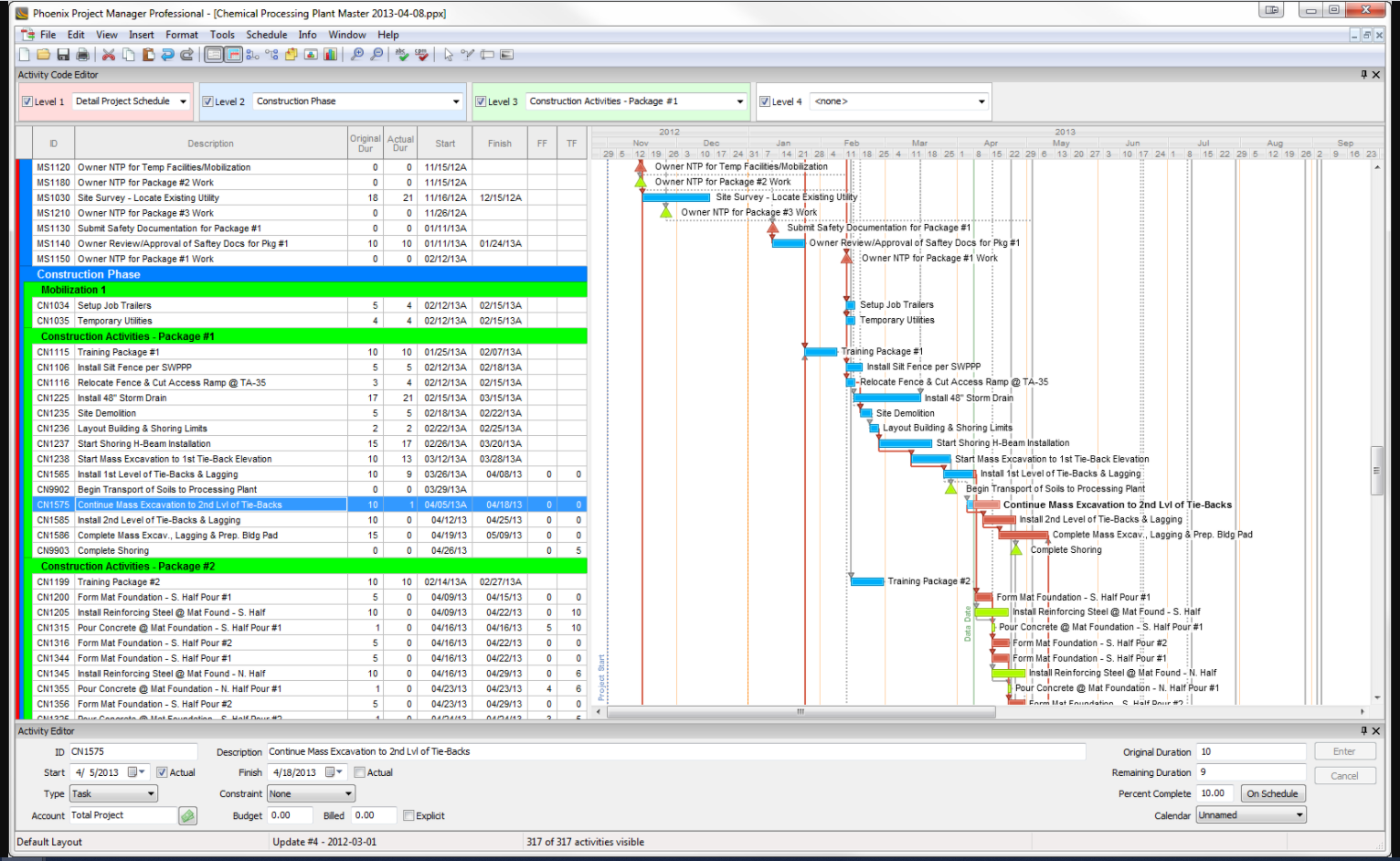 PROACTIVE: Class 102: Types of Construction Schedules