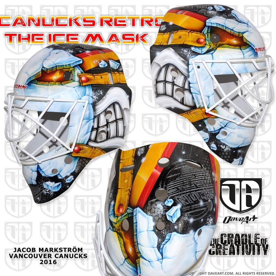 I Love Goalies!: Jacob Markstrom 2015-16 Mask