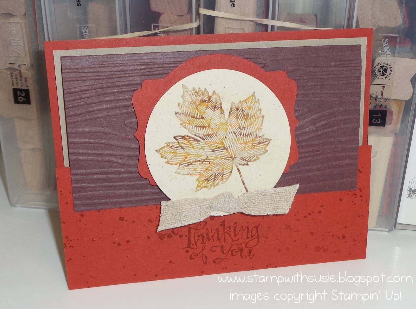 Stamp with Susie: A 'Magnificent Maple' card.....