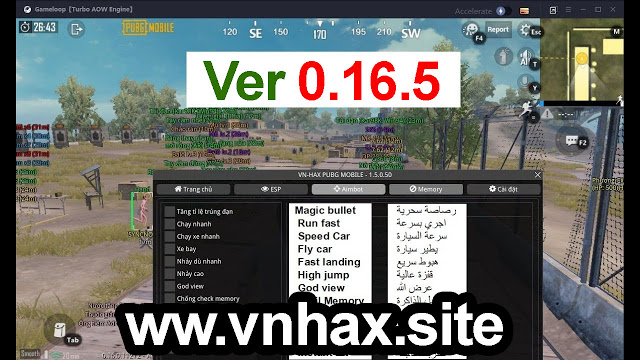 Vn-Hax Beta Version 0.16.5 Pubg Mobile Emulator Hack Session 11 - The ...