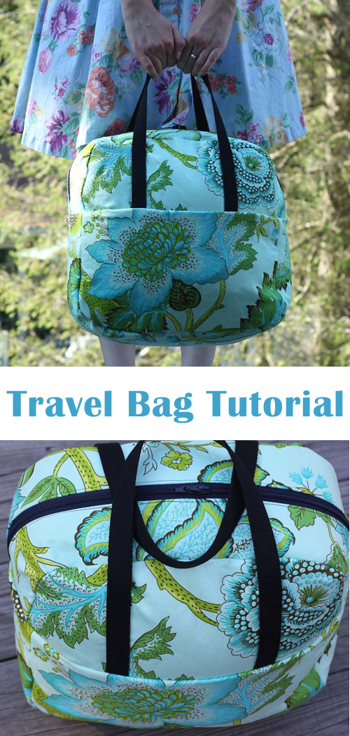 Weekender Travel Bag. Tutorial & Pattern ~ Free-Tutorial.net