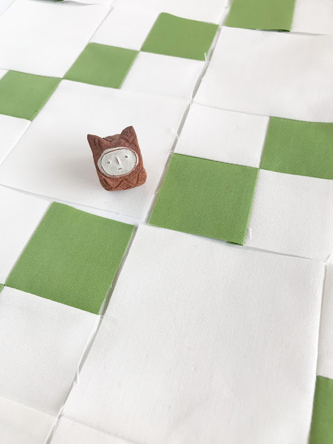 Kairle Oaks - Virgin River Quilt Co.: Double Dip : Double Four-patch Quilt